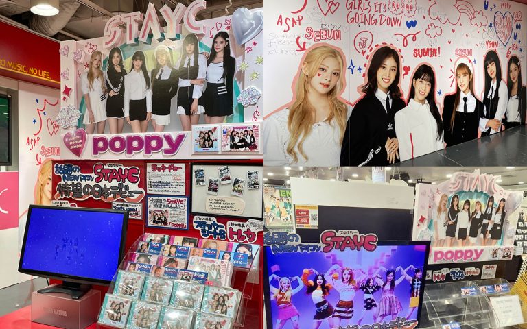 STAYC is on the Main of Tower Records with Japanese Debut Single ‘POPPY’… Accelerating local ...